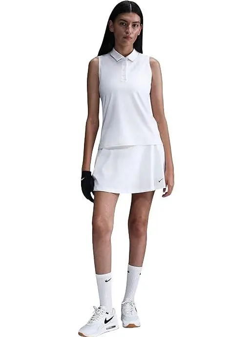 Nike Victory Dri-fit Sleeveless Polo - White