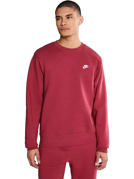 Nike Club Basketball Crew Sweatshirt - Mahogany