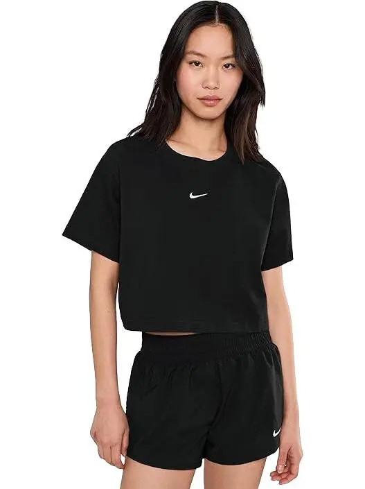 Nike Classic Crop Short Sleeve Tee - Black
