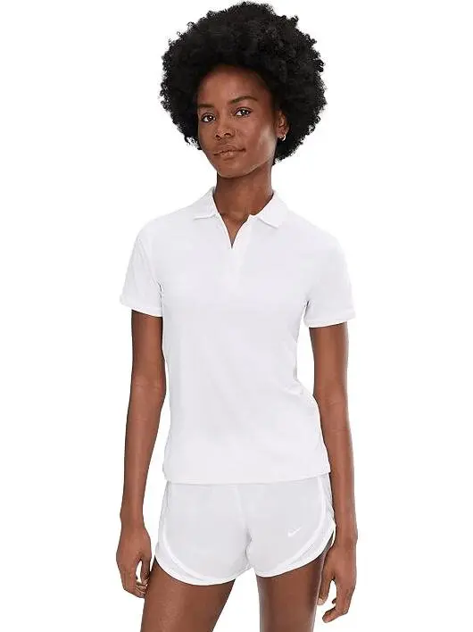 Nike Victory Dri-fit Short Sleeve Golf Polo - White