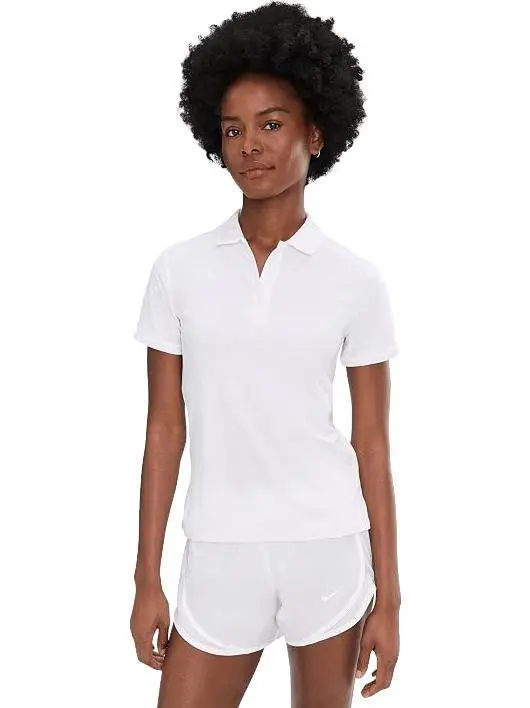 Nike Victory Dri-fit Short Sleeve Golf Polo - White