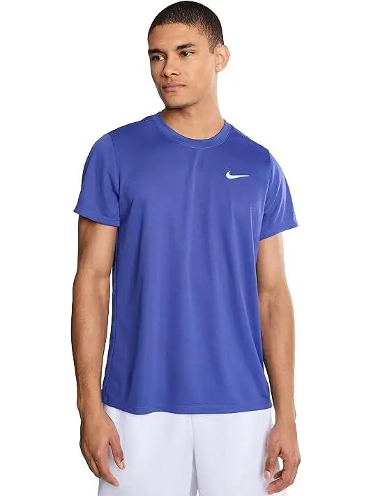 Nike Court Victory Dri-fit Tennis Top - Blue