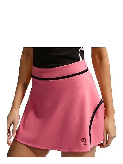 Nike Advantage High-waisted Tennis Skirt With Built-in Shorts - Pink