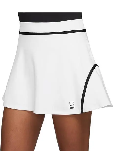 Nike Advantage High-waisted Tennis Skirt With Built-in Shorts - White