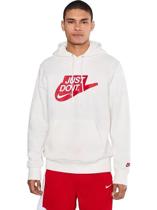 Nike Club Fleece Hoodie - White