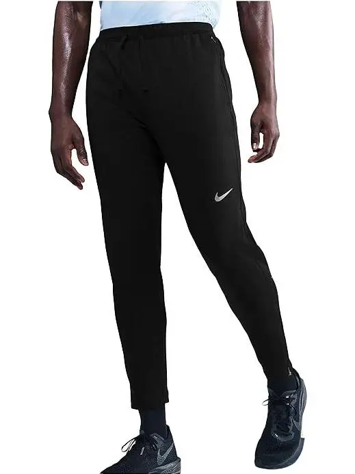 Nike Stride Dri-fit Knit Running Pants Workout /reflective Silver - Black