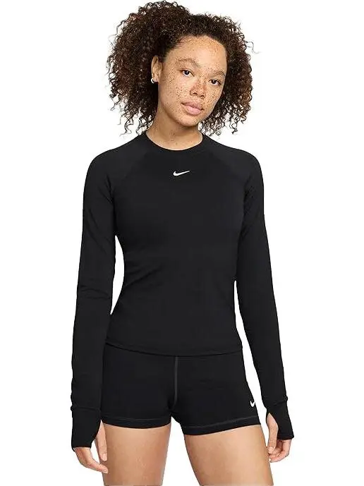 Nike Pro Dri-fit Long Sleeve Top - Black