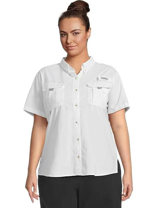 Columbia Bahama Ii Short Sleeve Shirt - White