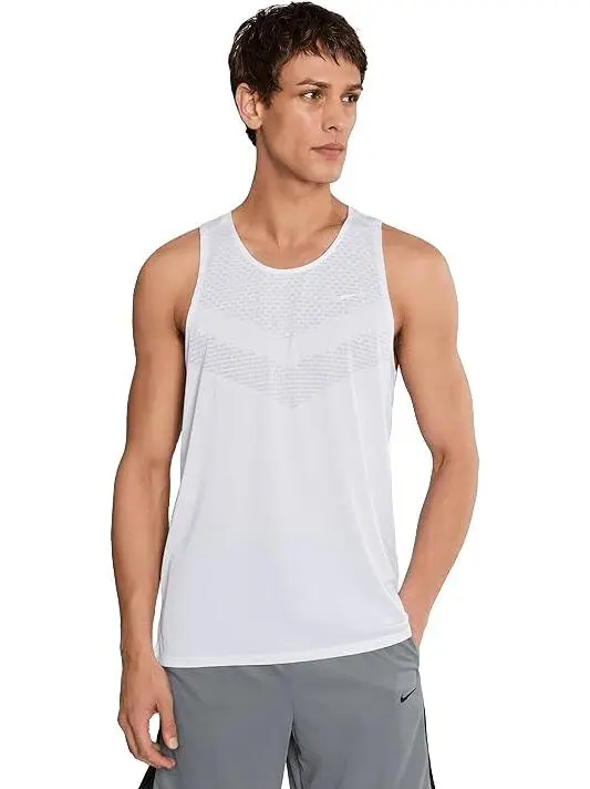 Nike Dri-fit Adv Running Tank Top - White