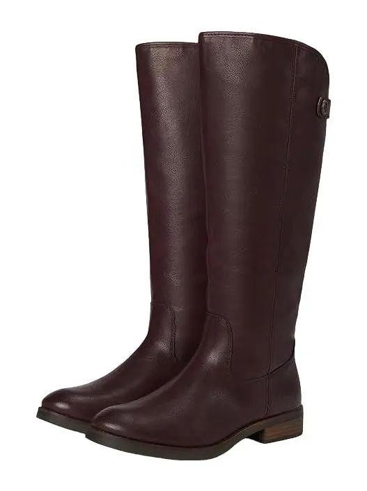 FRYE AND CO. Kellie Button Tall Boots - Mulberry
