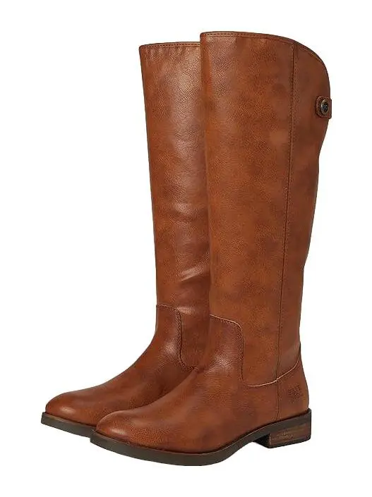 FRYE AND CO. Kellie Button Tall Boots - Tan