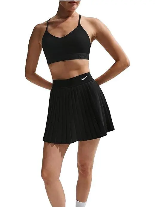 Nike Victory High-waisted Pleated Tennis Skirt - Black