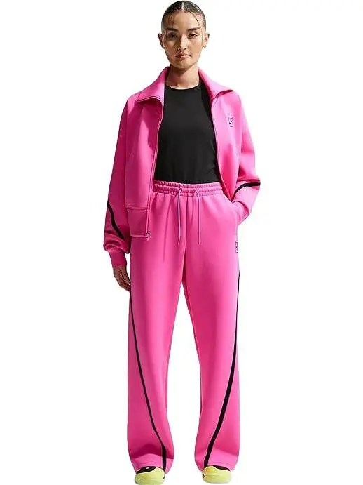 Nike Dri-fit Mid-rise Tennis Pants - Pink