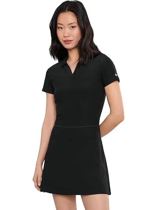 Nike Victory Dri-fit Golf Polo Dress - Black