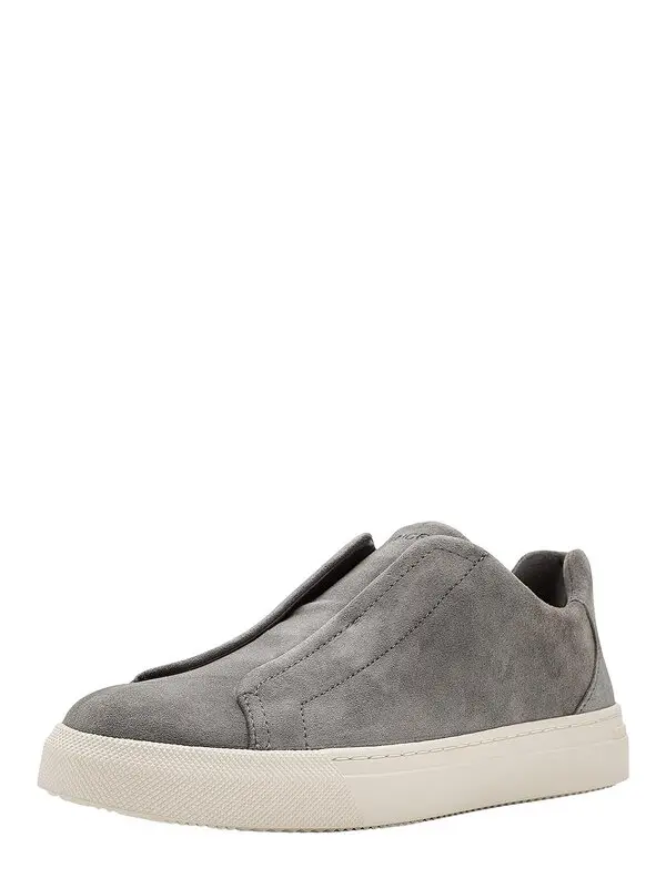 Vince Lakewood Suede Slip-on Sneakers - Gray