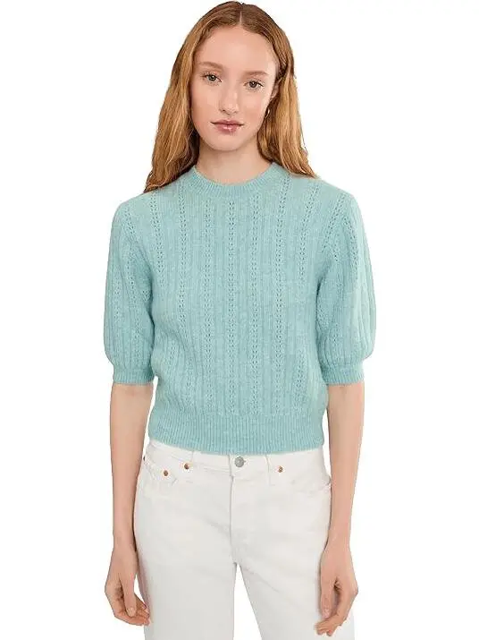 Madewell Charm Stitch Hazel Twinset Pullover Sweater - Blue