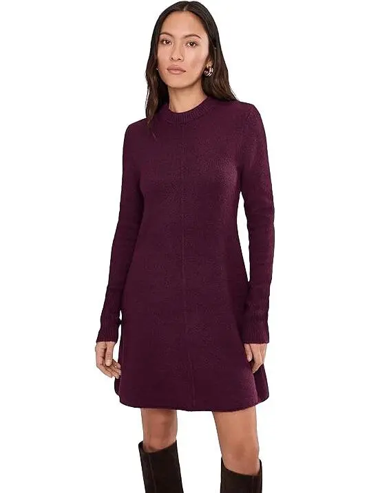 Madewell Southgate Mini Sweater Dress - Mahogany