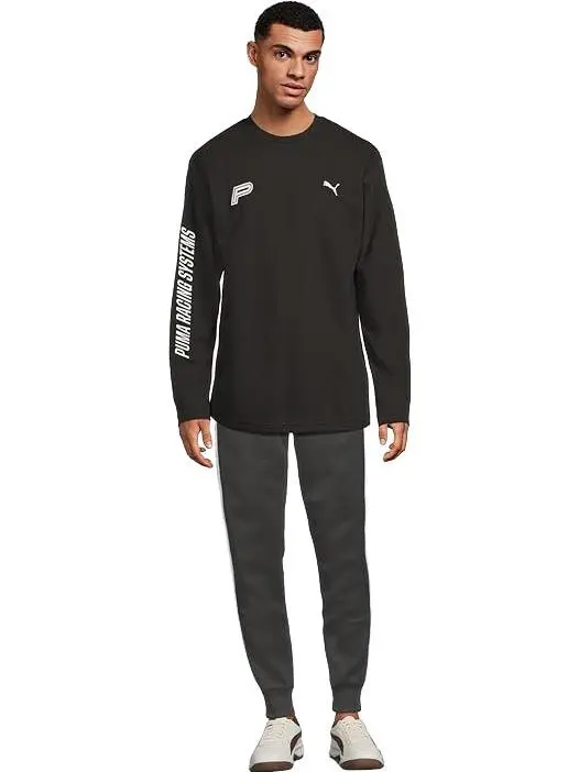 PUMA Future Archive Waffle Relaxed Long Sleeve Tee Clothing - Black