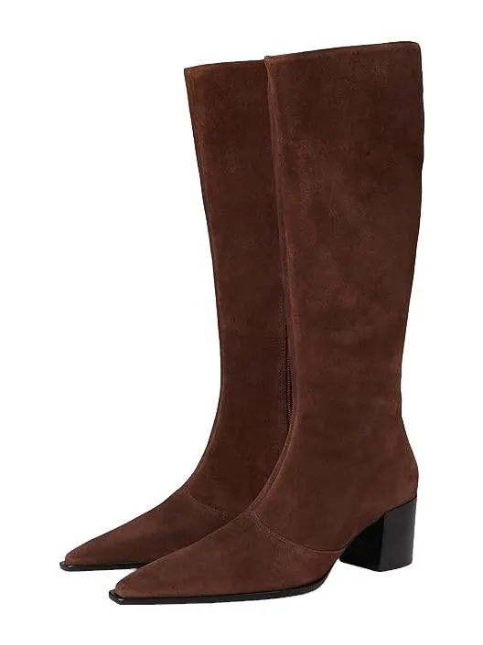 Schutz Raffaela Up Mid Boots - Brown