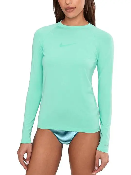 Nike Dri-fit Uv Long Sleeve Hydroguard Swimwear - Blue