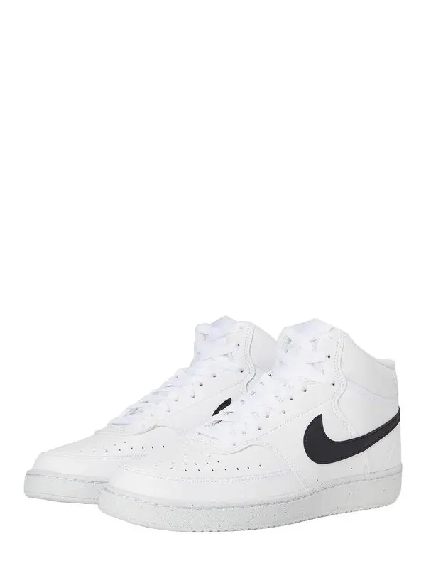Nike Court Vision Mid Next Nature High Top Sneakers - Gray