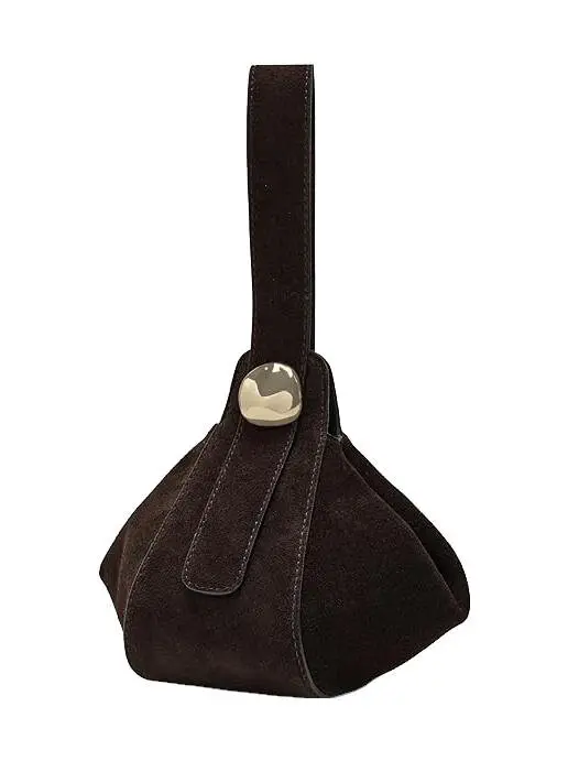 Madewell Suede Handheld Bag - Brown