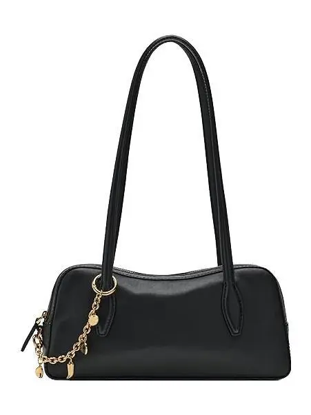 Madewell Mini Satchel Shoulder Bag With Charm - Black