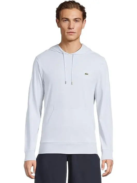 Lacoste Hooded Cotton Jersey T-shirt - Blue