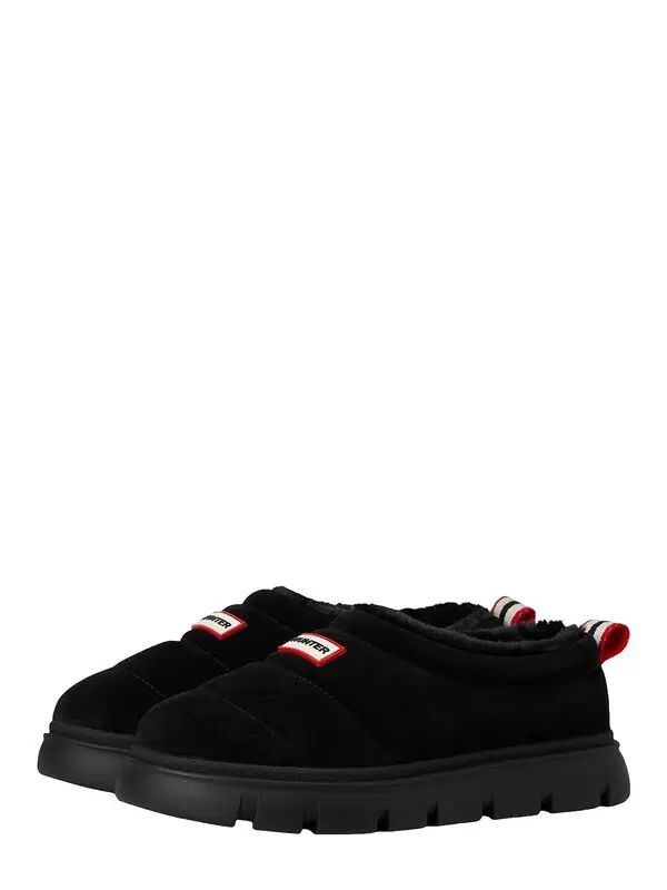 Hunter Madison Suede Boots - Black