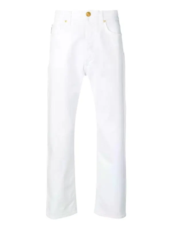 Versace Straight Leg Jeans - White