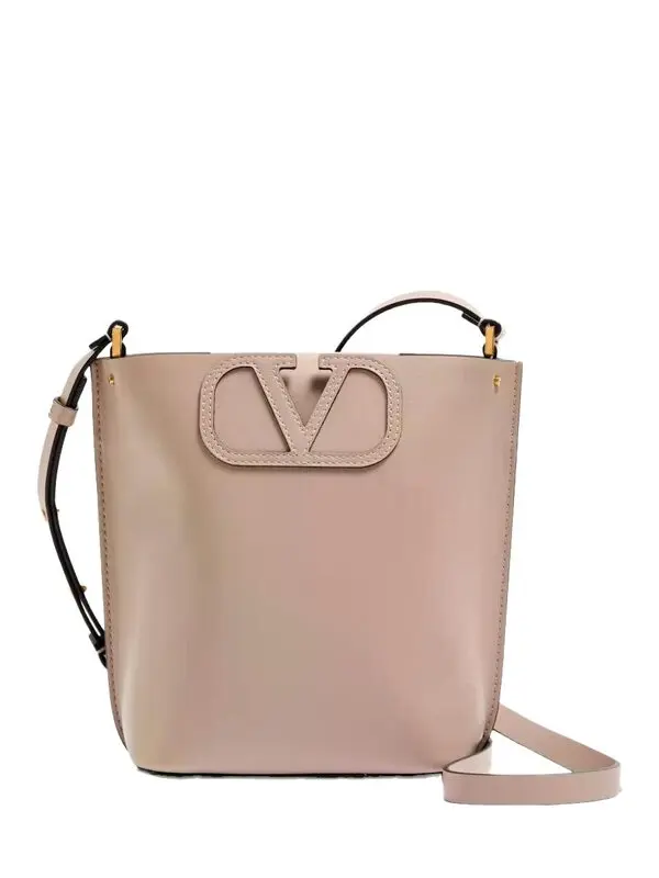 Valentino Garavani Calfskin Bucket Bag - Pink