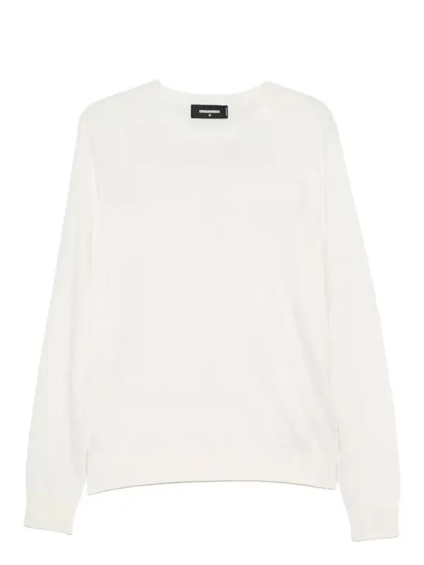 Dsquared2 Crew Neck Sweater - White