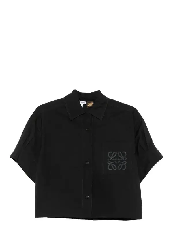 Loewe X Paula's Ibiza Embroidered Shirt - Black
