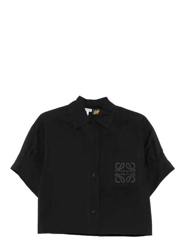 Loewe X Paula's Ibiza Embroidered Shirt - Black