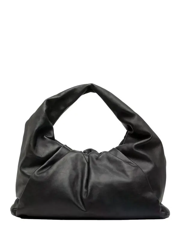 Bottega Veneta 2012-2026 Lambskin The Pouch Shoulder Bag - Black
