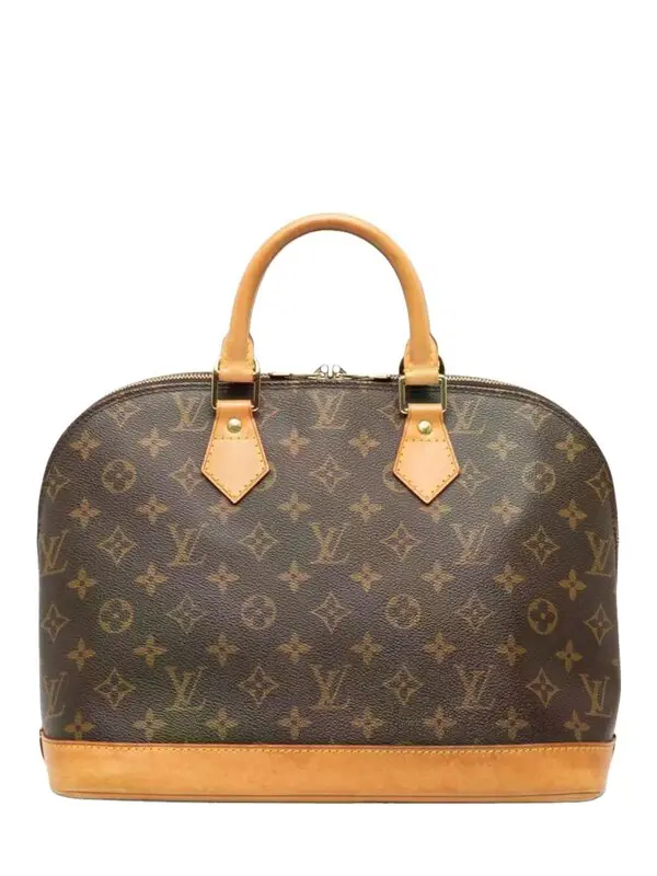 LOUIS VUITTON Monogram Alma Pm Handbag - Brown