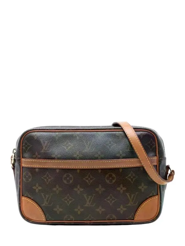 LOUIS VUITTON Monogram Canvas Trocadero 27 Crossbody Bag - Brown