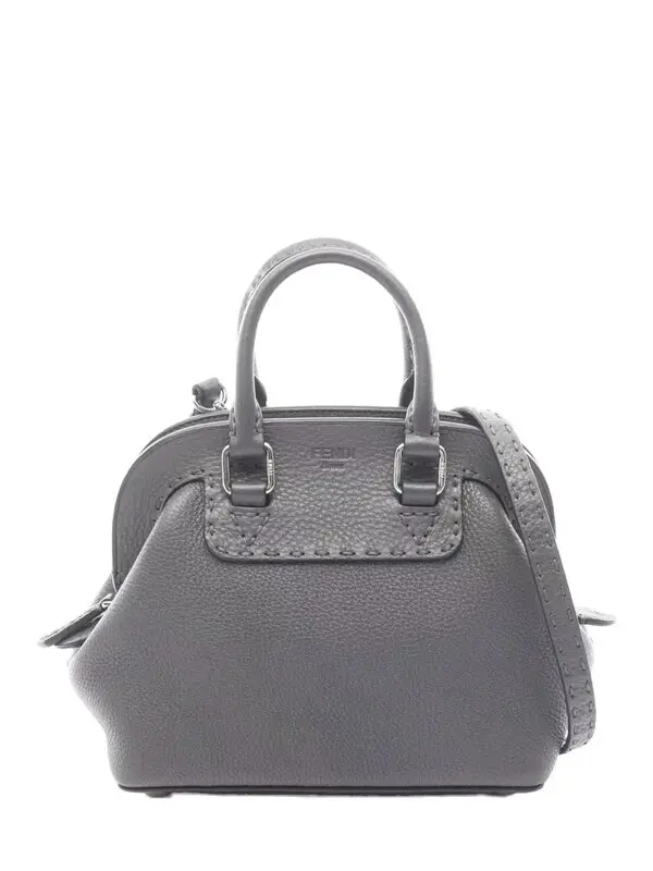 Fendi Selleria Adele Satchel - Grey