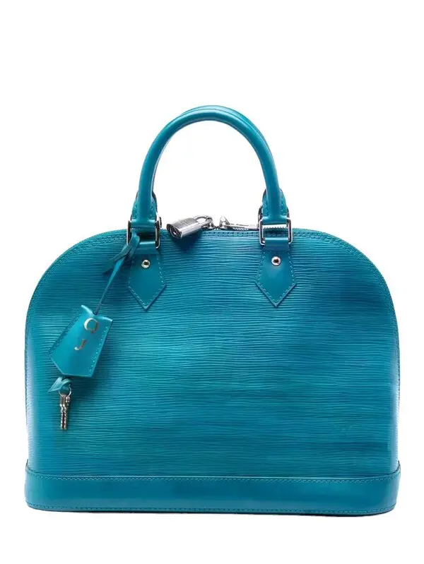 LOUIS VUITTON Epi Alma Pm Handbag - Blue