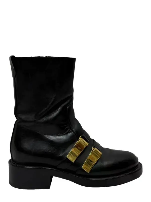 Dior D-race Buckle Ankle Boots - Black