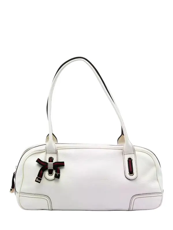 Gucci Leather Princy Shoulder Bag - White