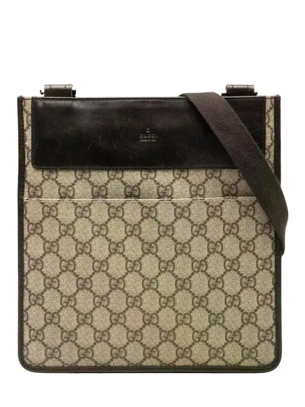 Gucci Gg Supreme Crossbody Bag - Neutrals