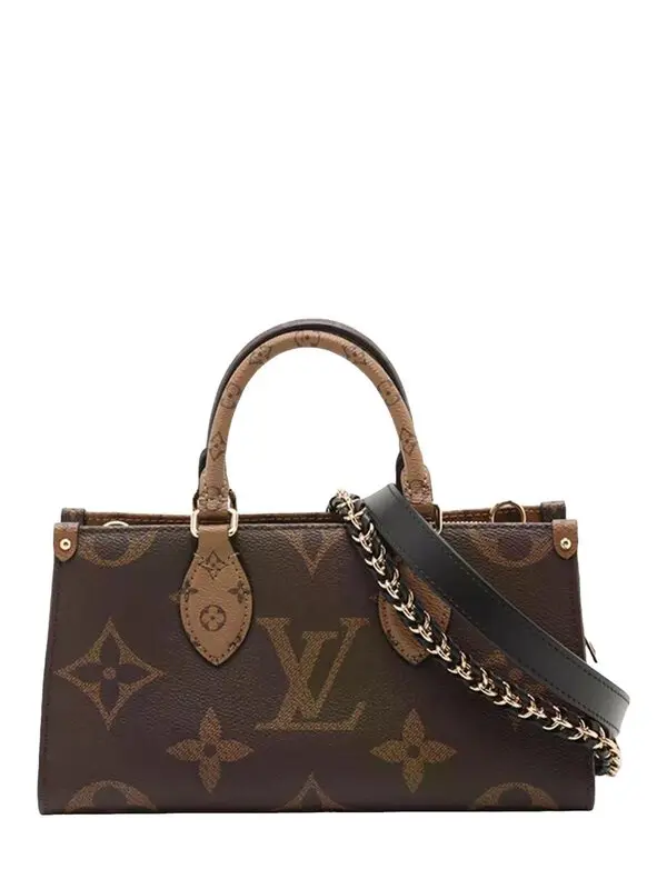 LOUIS VUITTON Monogram Giant Onthego East West Satchel - Brown