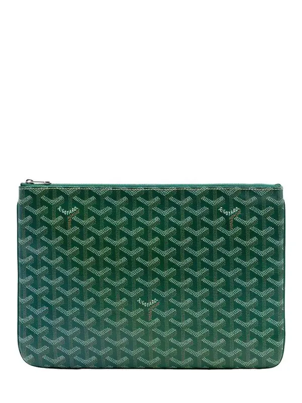 Goyard Senat Mm Clutch Bag - Green