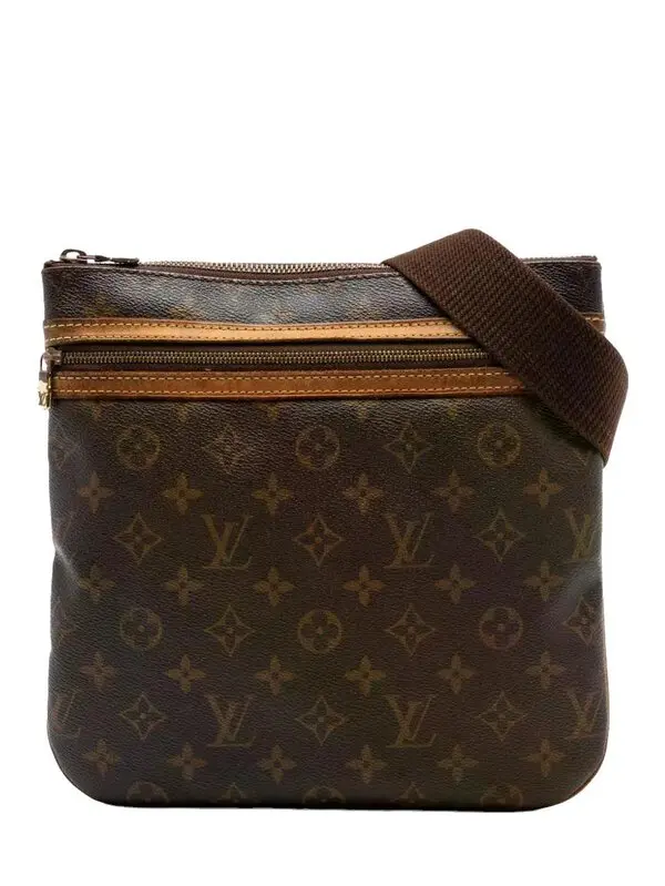 LOUIS VUITTON Monogram Bosphore Pochette Crossbody Bag - Brown
