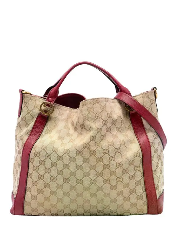 Gucci Gg Canvas Miss Gg Satchel - Red