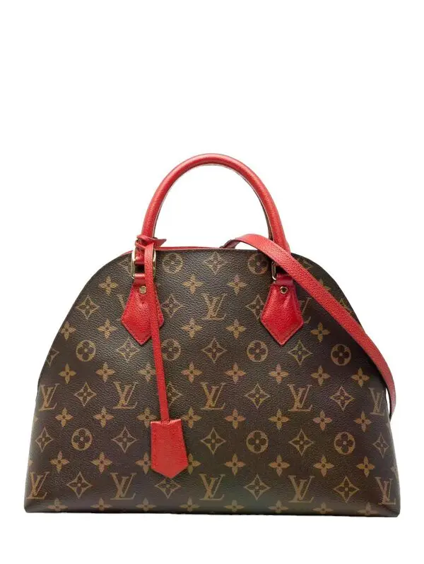 LOUIS VUITTON Monogram Alma Satchel - Brown