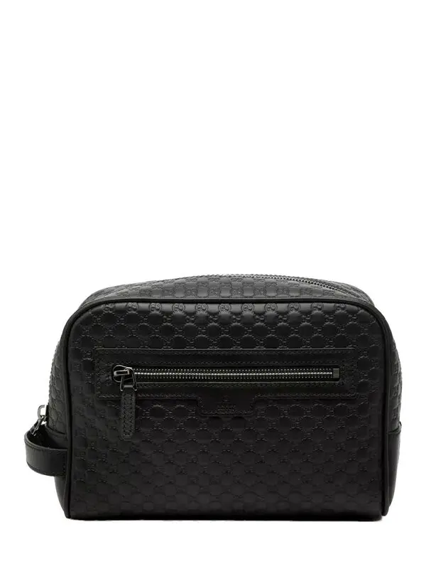 Gucci Microssima Clutch Bag - Black