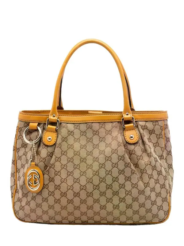 Gucci Gg Canvas Sukey Tote Bag - Neutrals