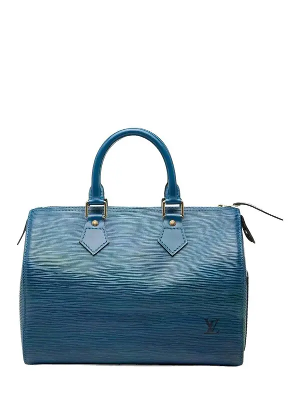 LOUIS VUITTON Epi Speedy 25 Boston Bag - Blue
